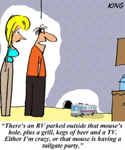 Jerry King Tailgating Cartoon #44 | Tailgating Ideas